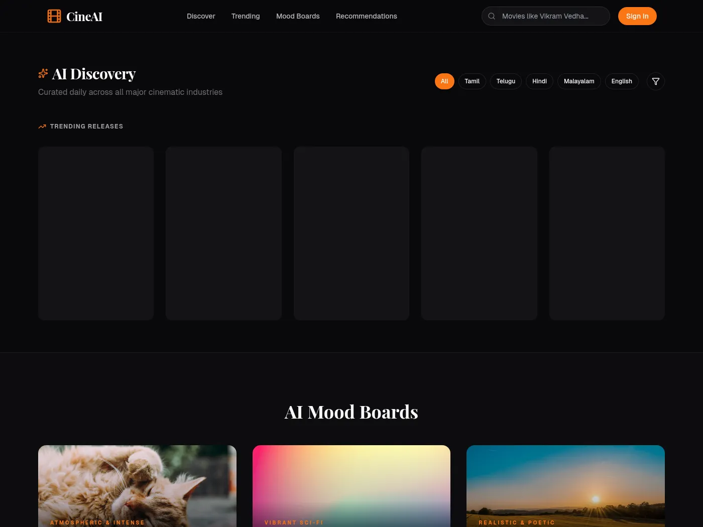 CineAI: Intelligent Movie Discovery