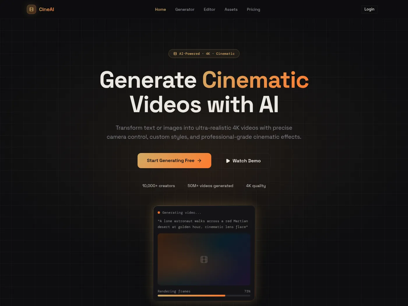 CineAI Video Studio