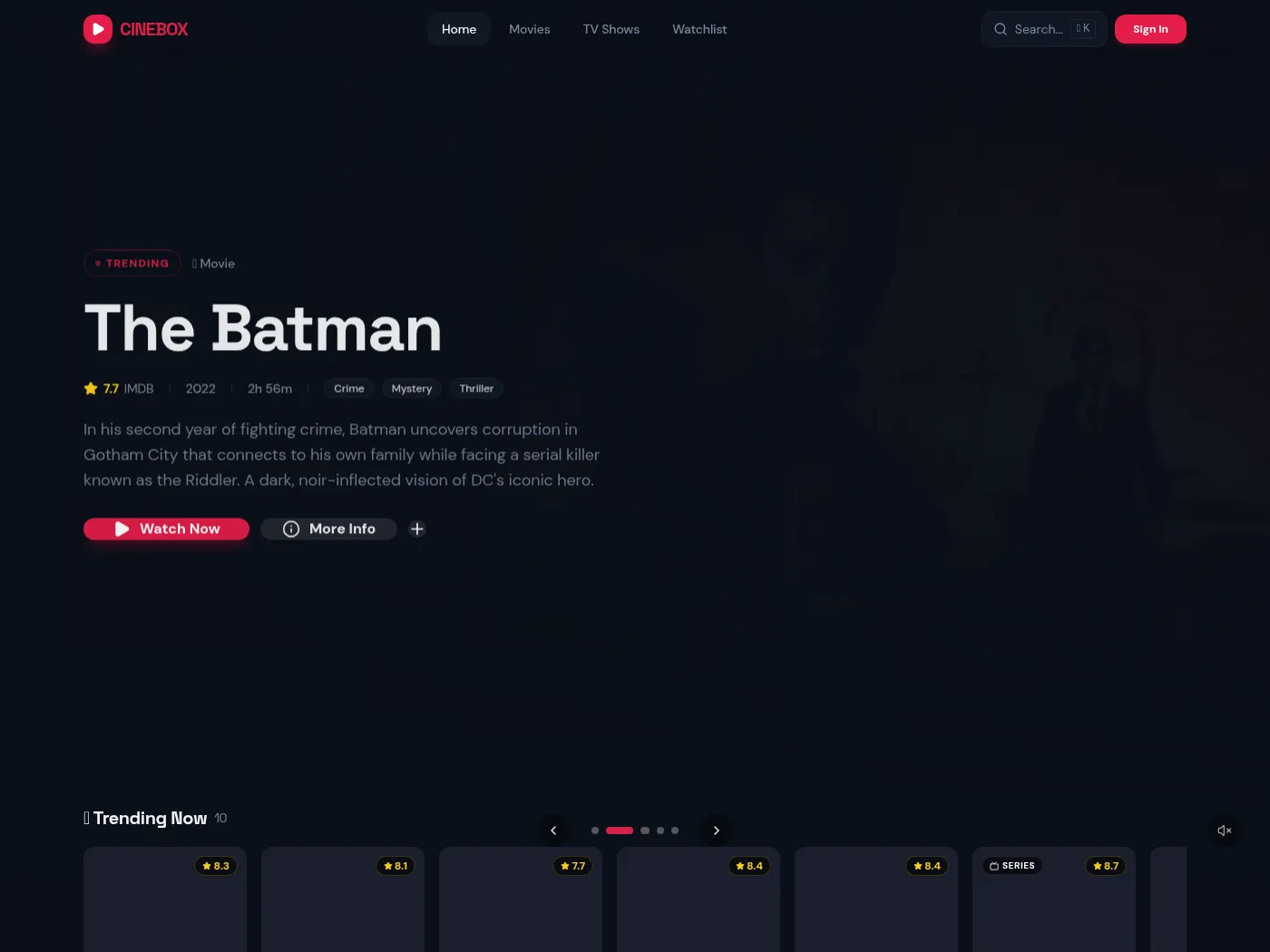 CineBox Clone