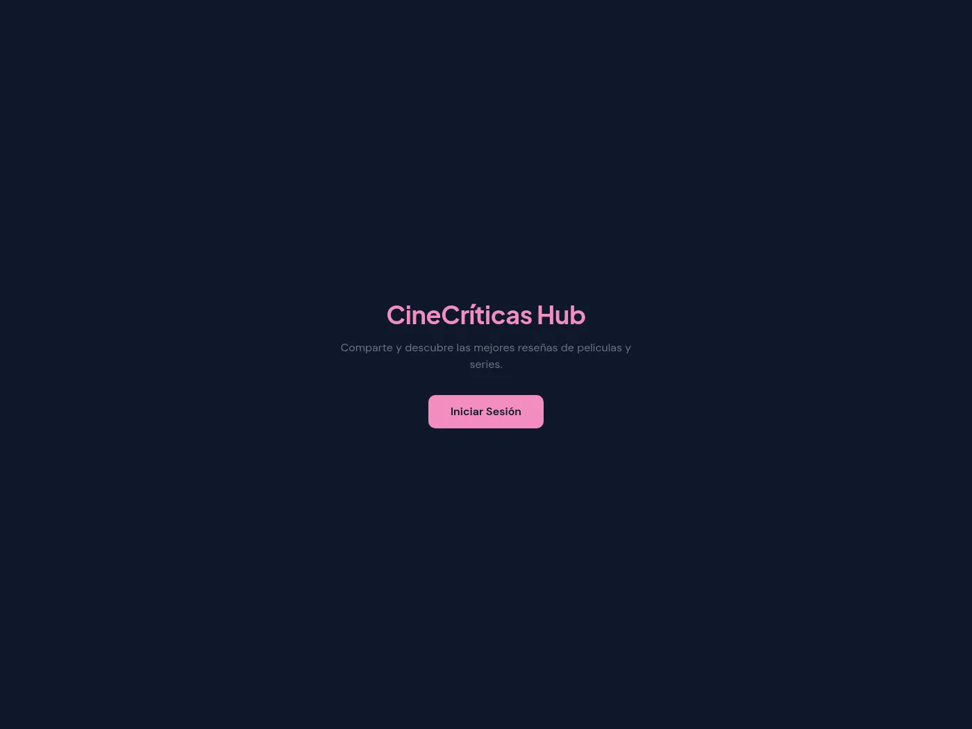 CineCríticas Hub