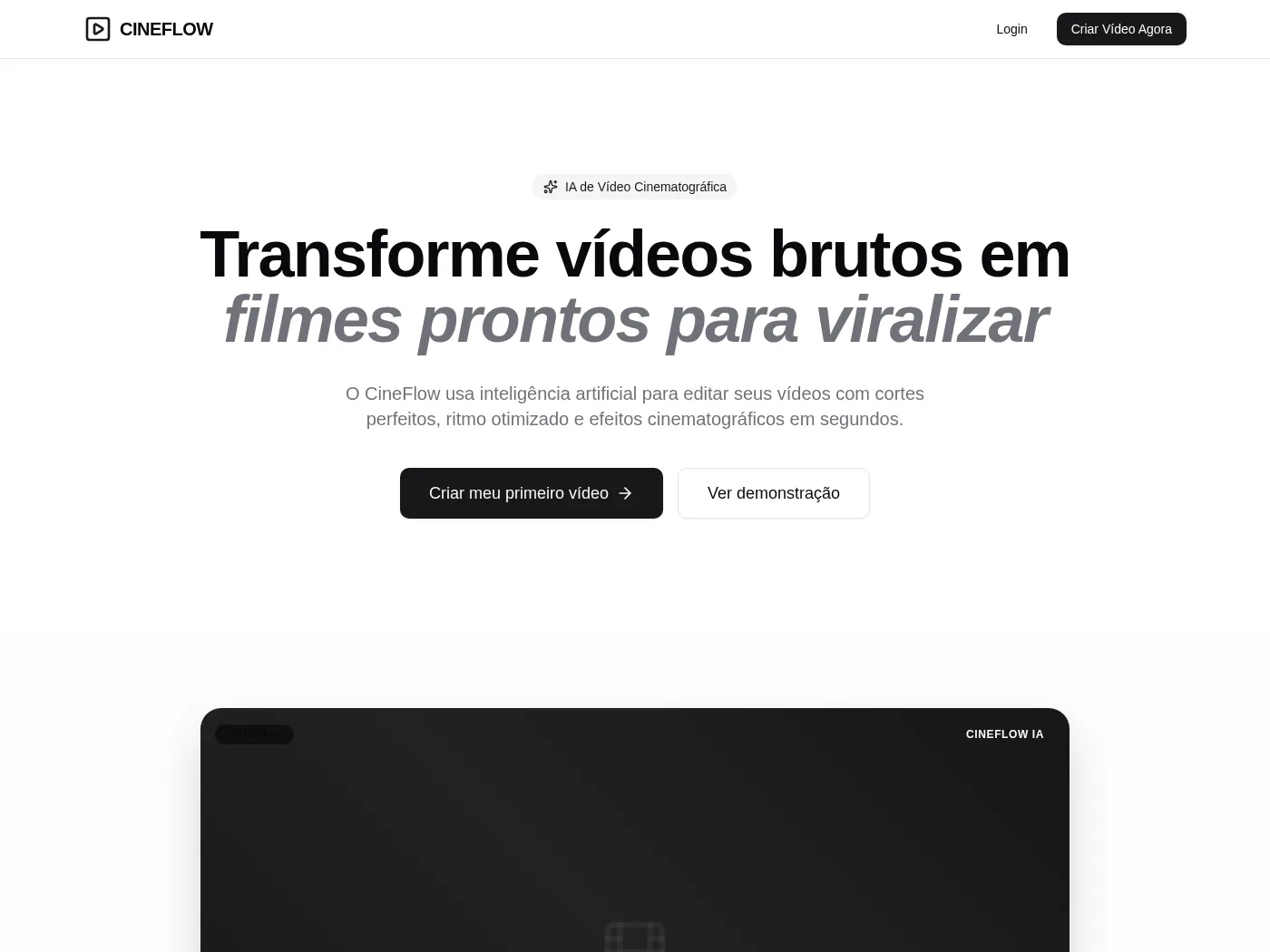 CineFlow AI Editor