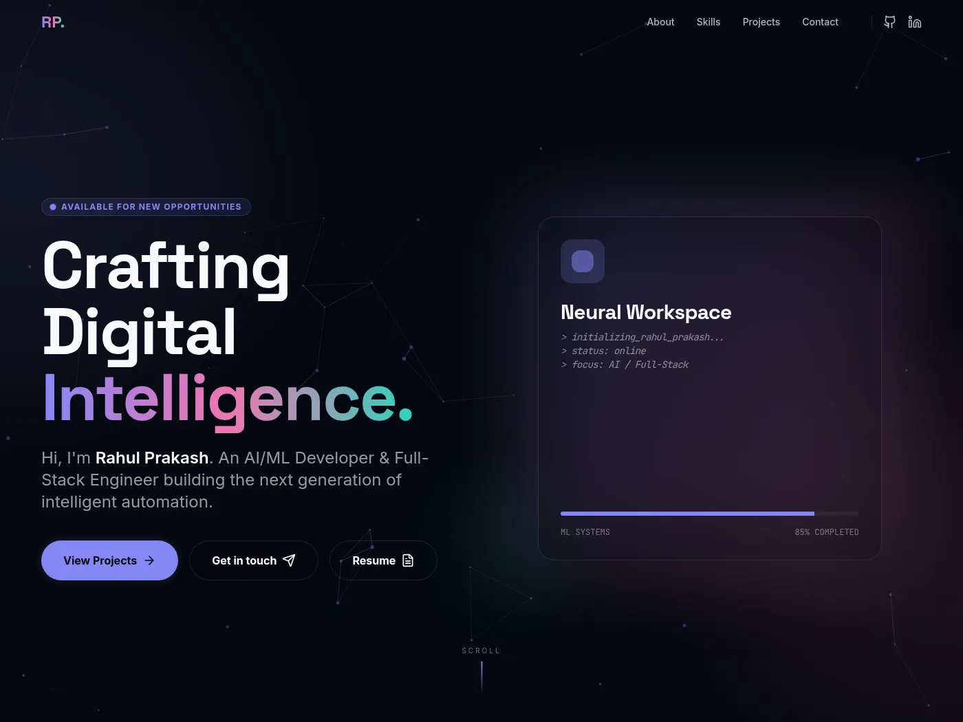 Cinefolio AI Portfolio