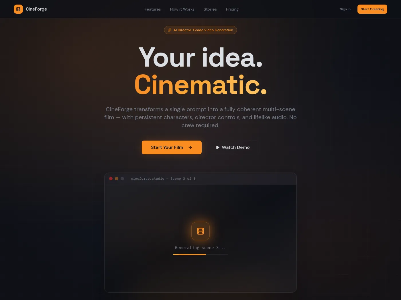 CineForge AI Studio