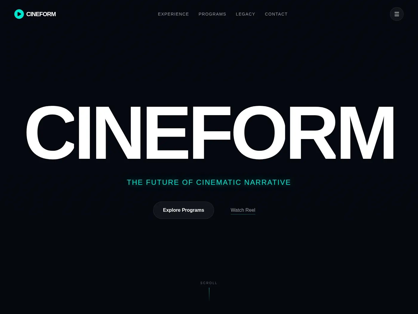 Cineform Narrative Landing