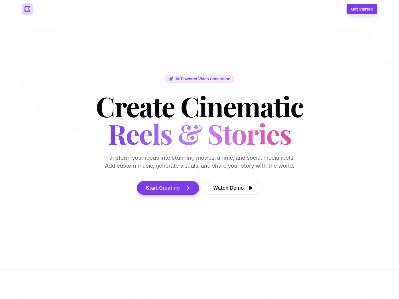 CineFusion Reel Maker