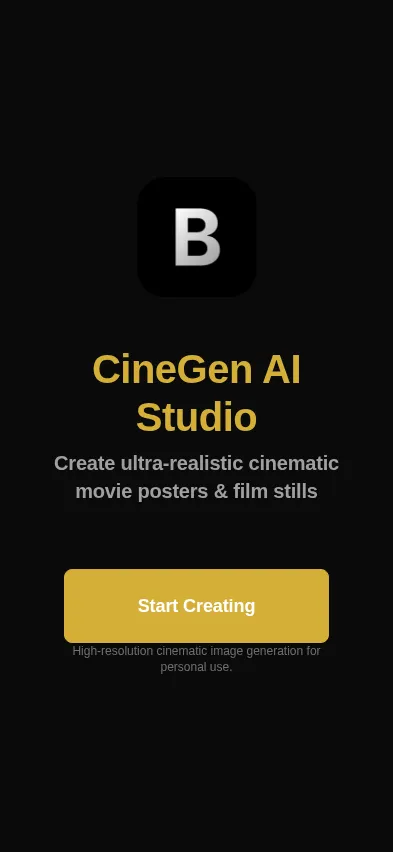 CineGen AI Studio