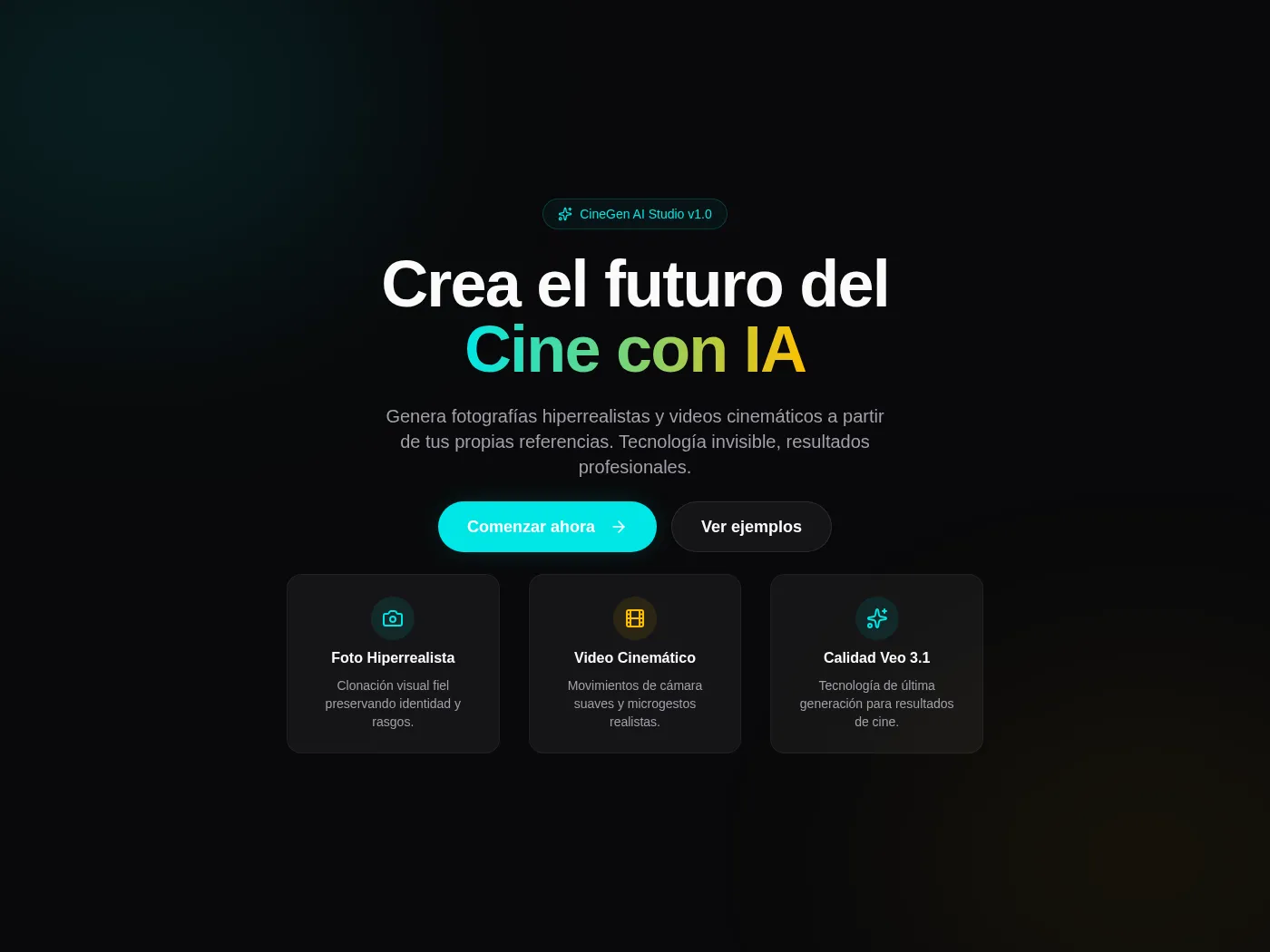 CineGen AI Studio