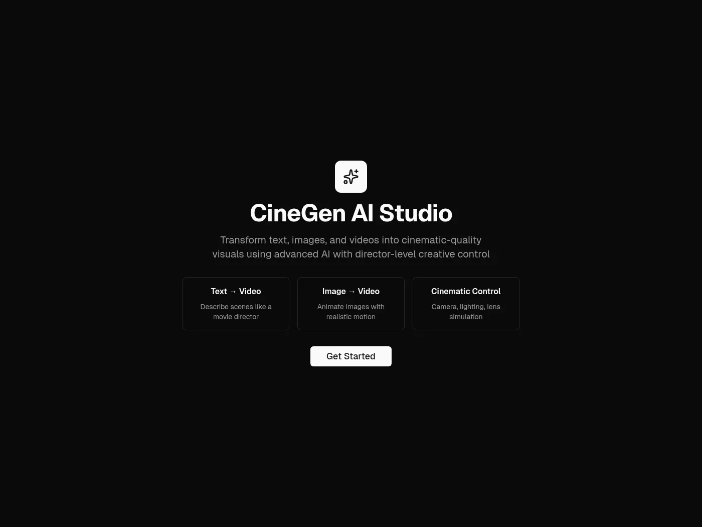 CineGen AI Studio
