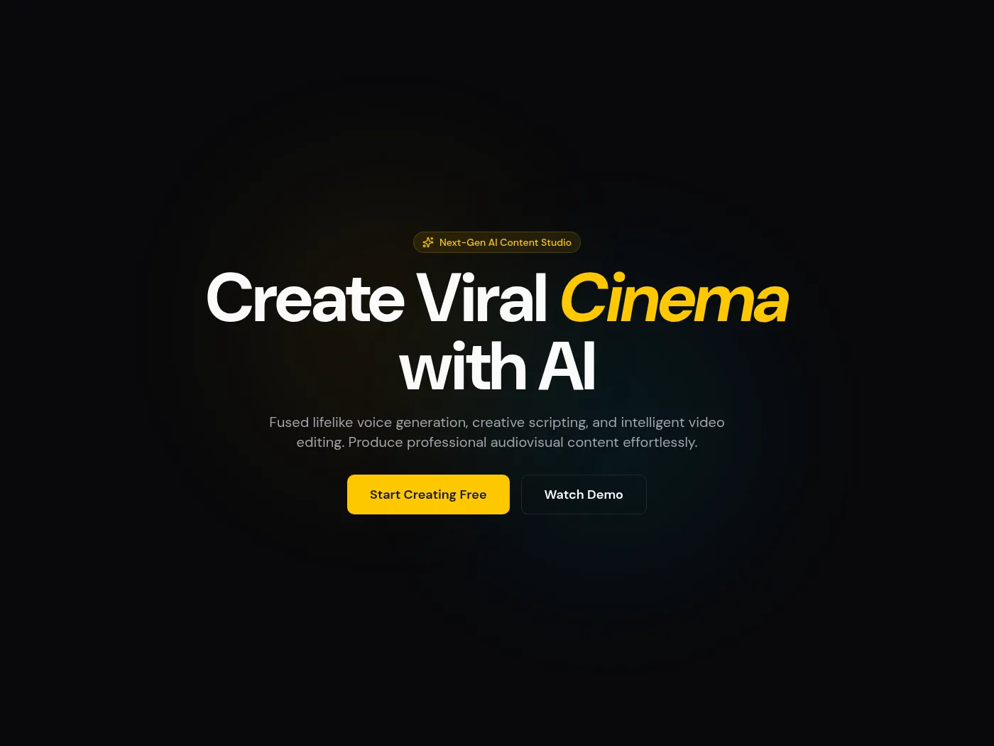 CineGen AI Studio
