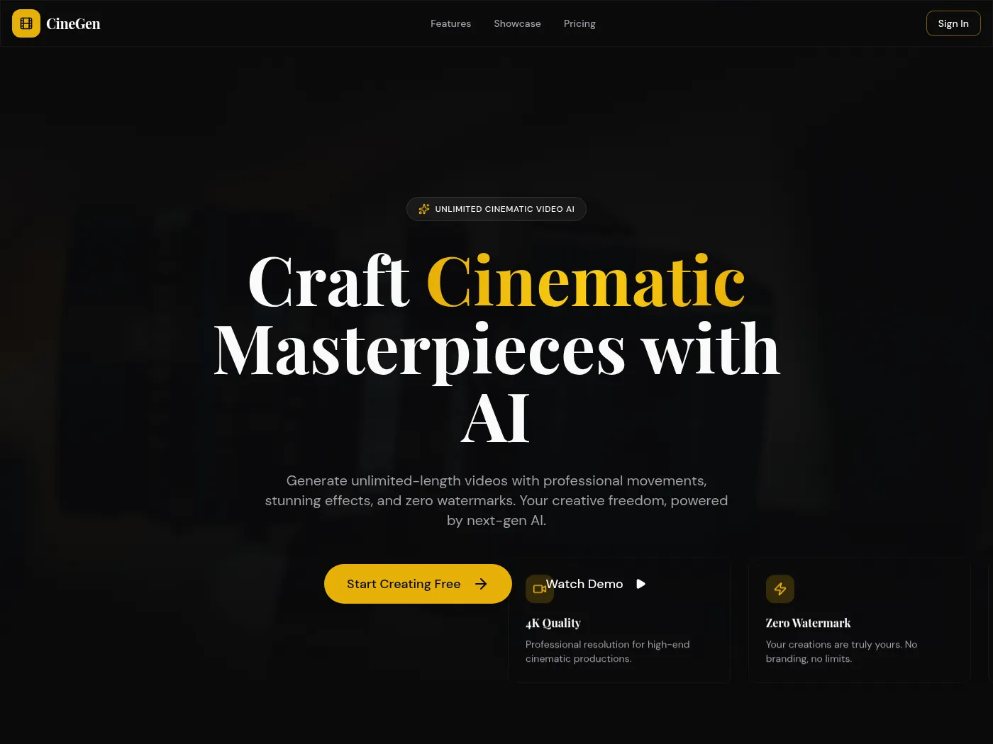 CineGen AI Video Maker