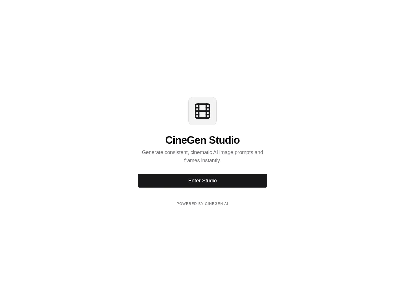 CineGen Prompt Studio