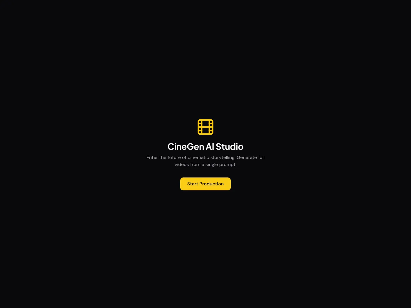 CineGen AI Studio