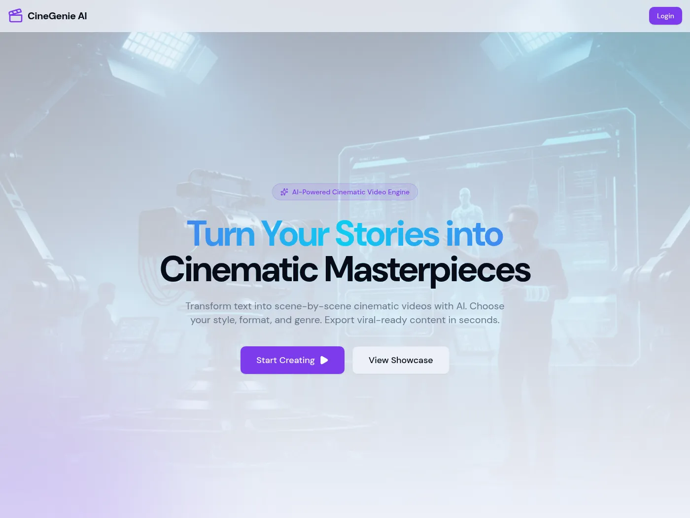 CineGenie AI Video Maker