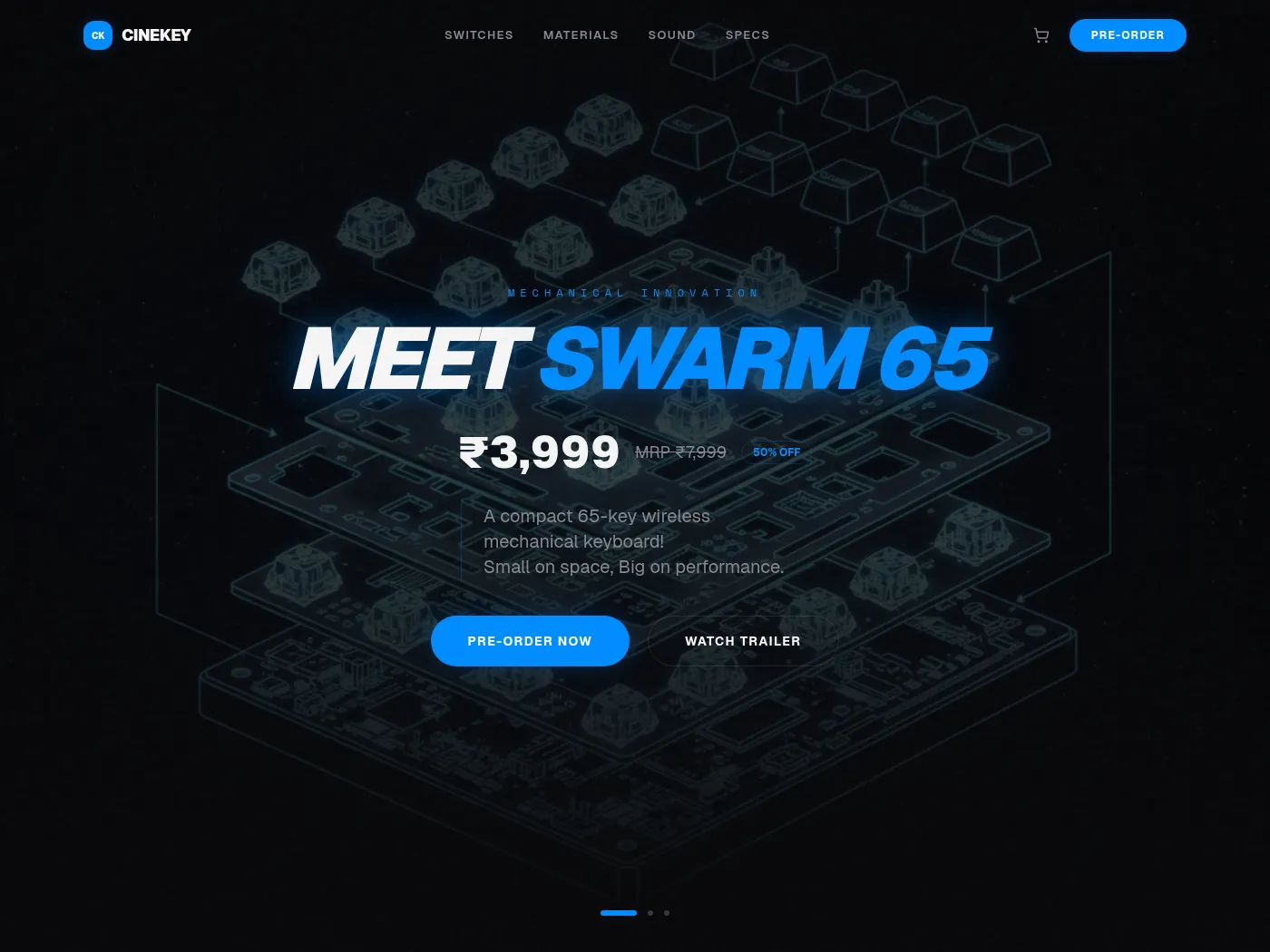 CineKey Landing Page