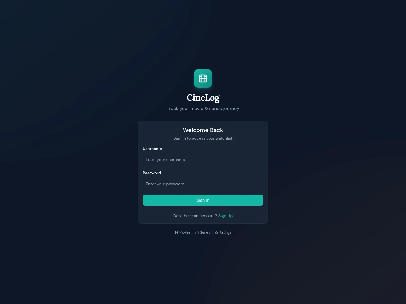 CineLog Tracker