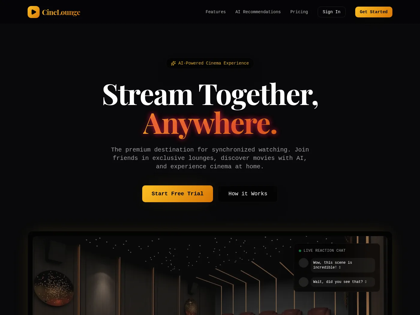 CineLounge Experience