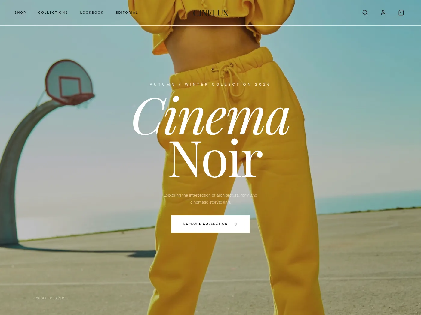 CineLux Fashion Editorial