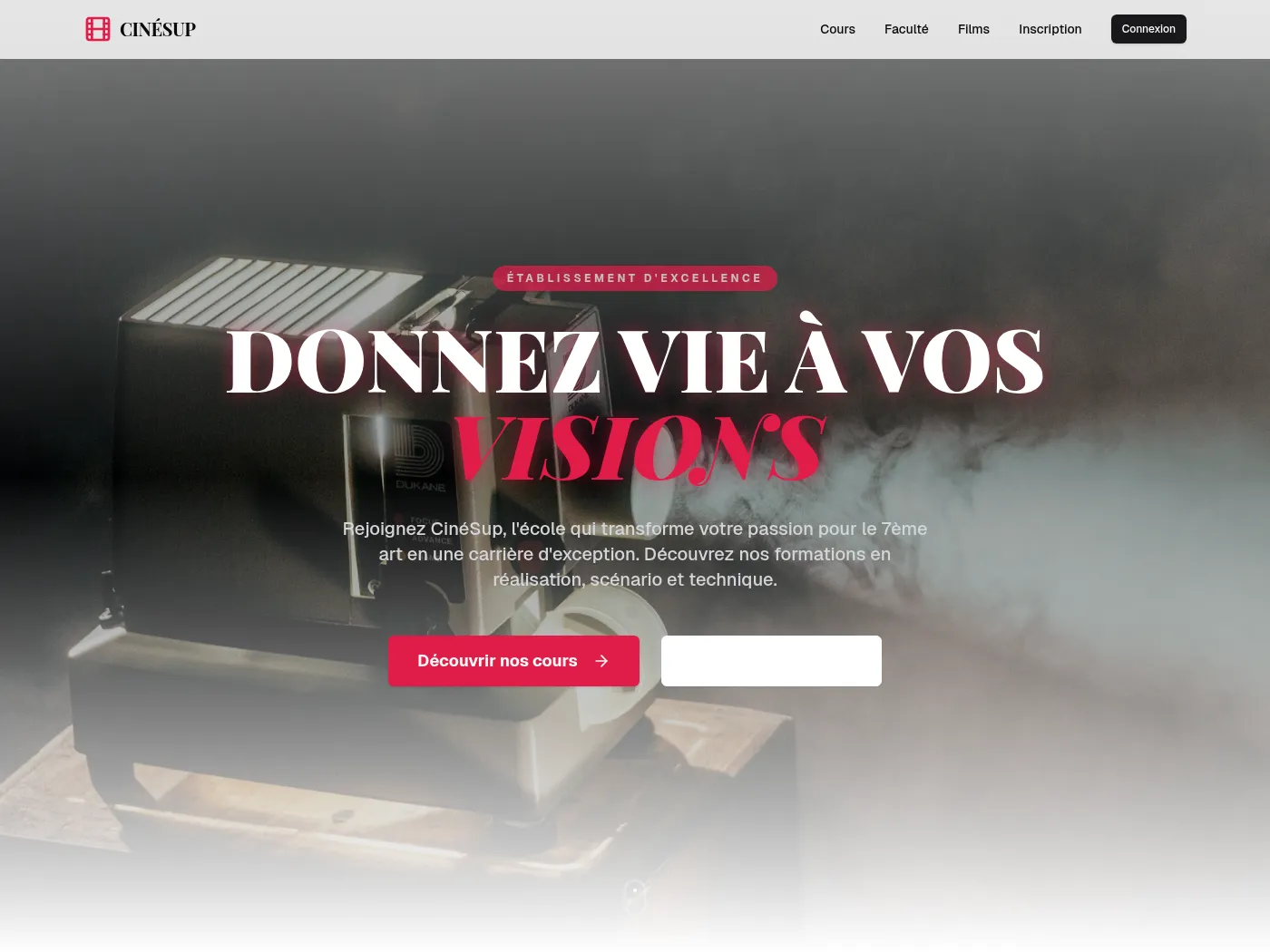 Cinema School Website