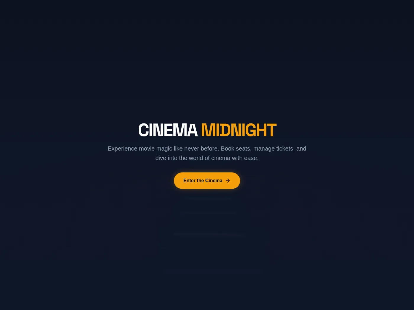 Cinema Ticket Manager