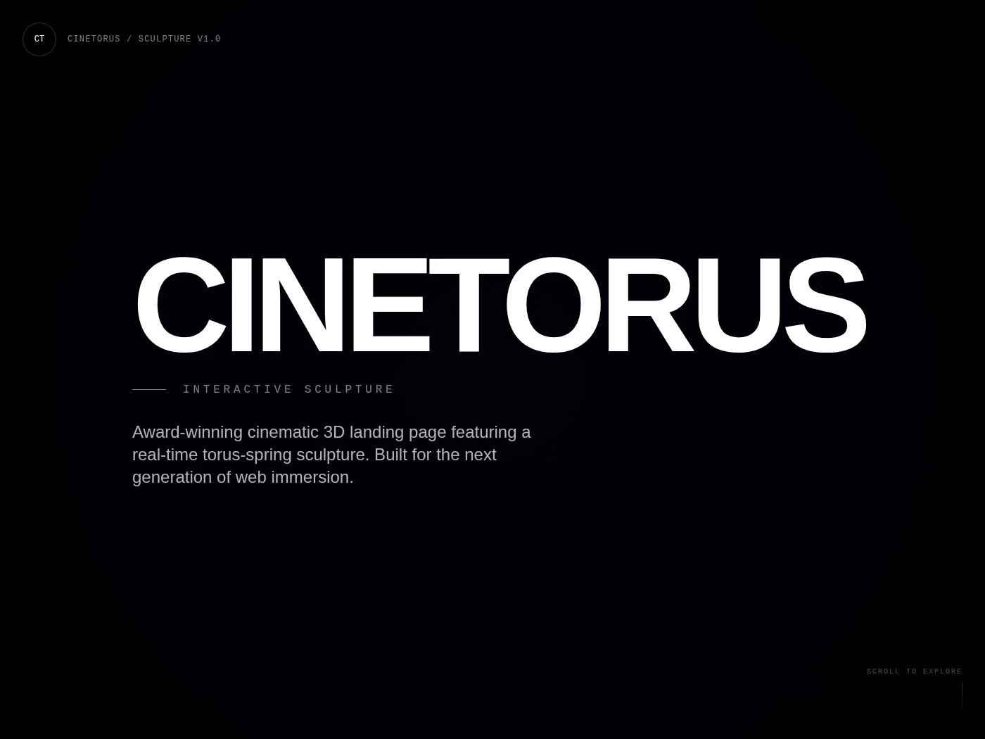 CineTorus Landing Page