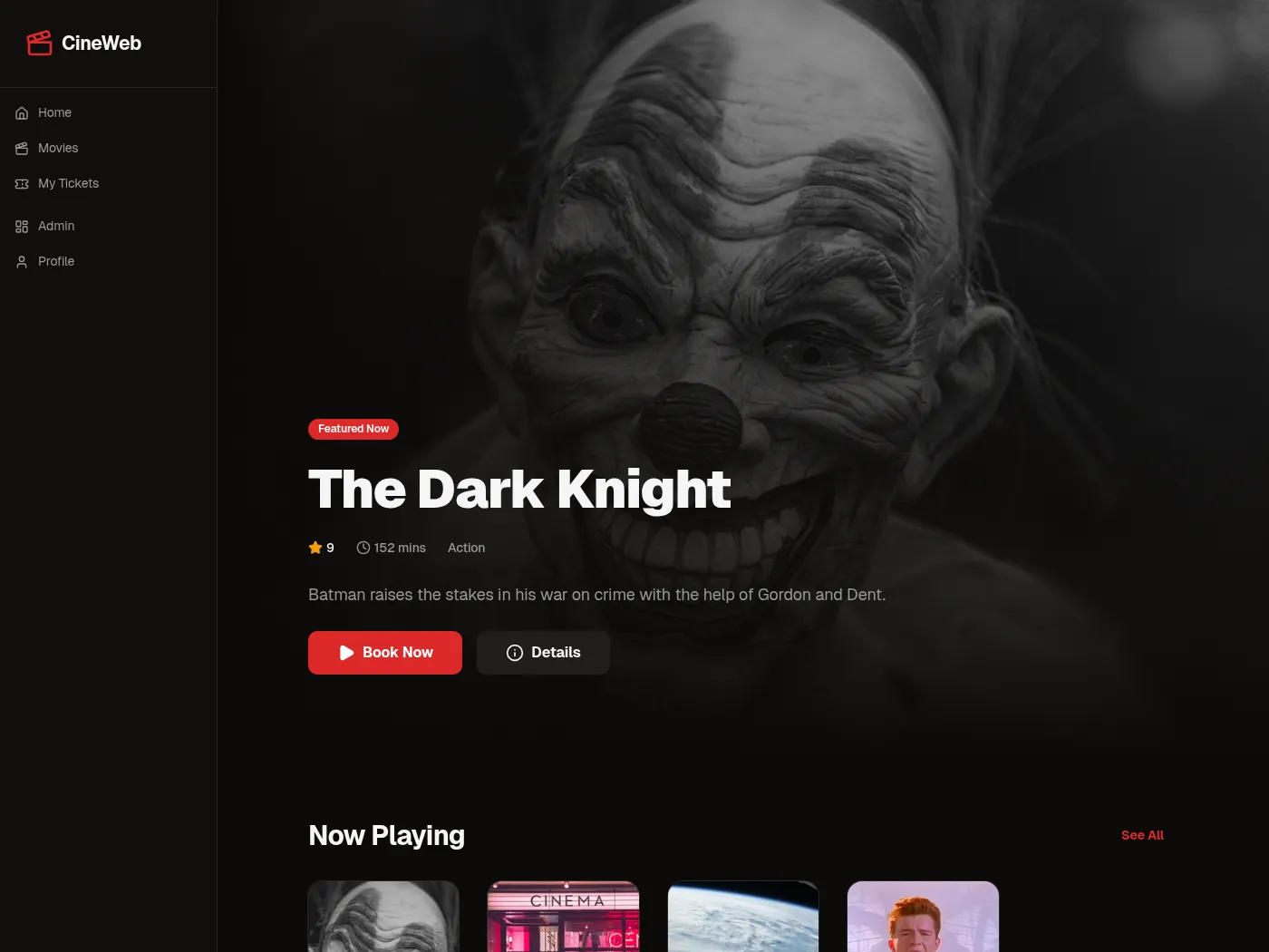 CineWeb Portal