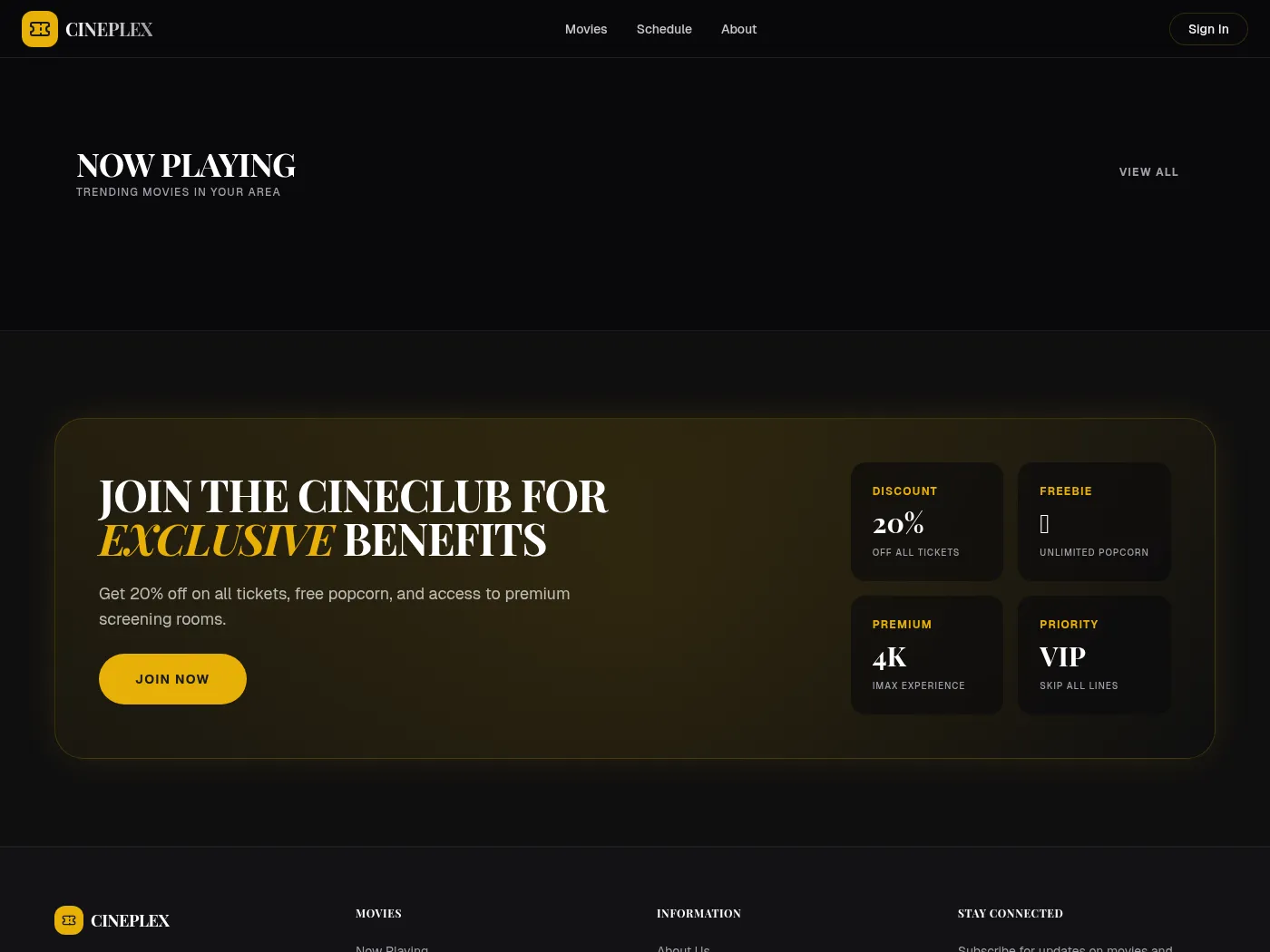 Cinema Website