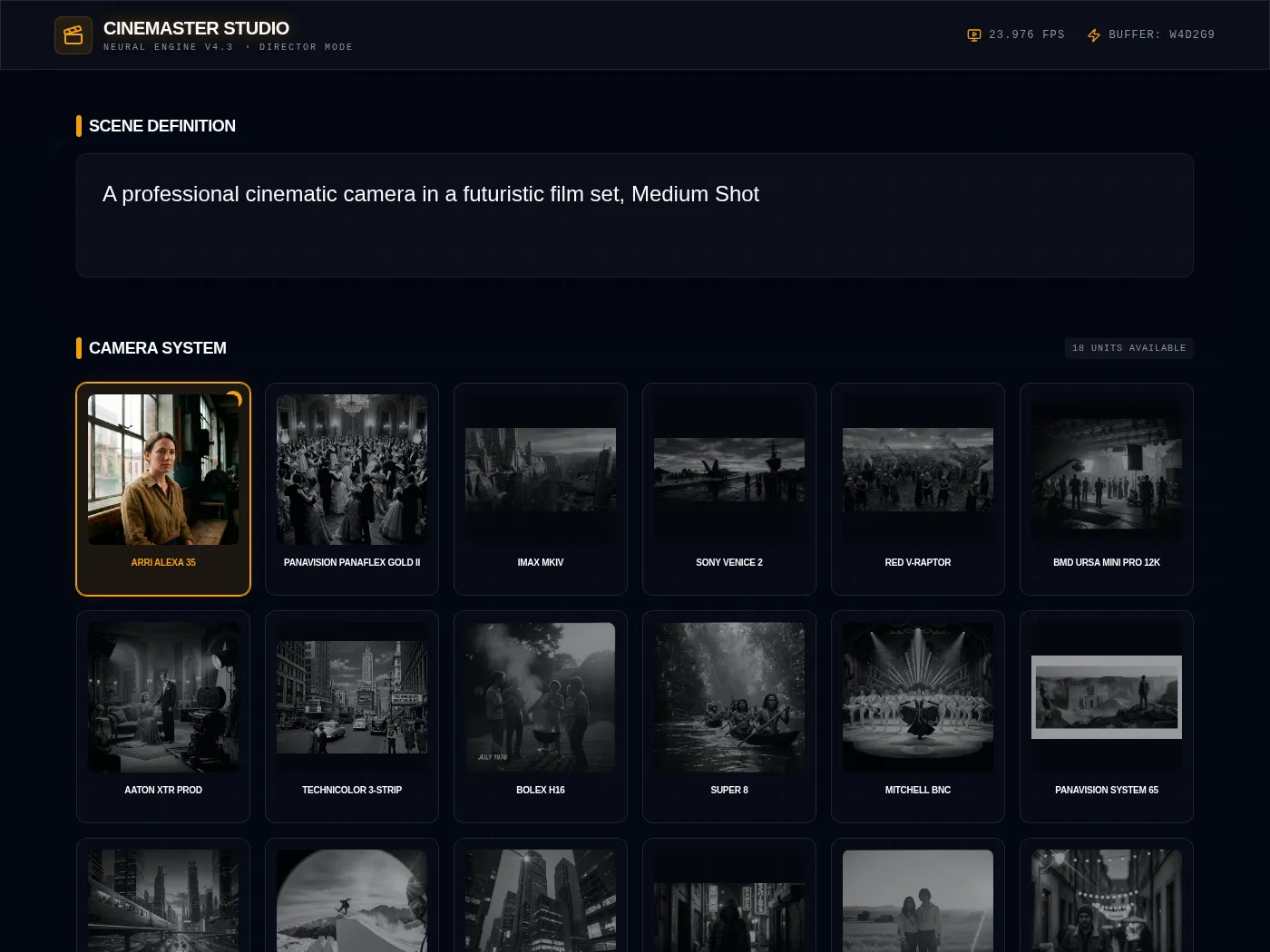 Cinemaster Prompt Redesign