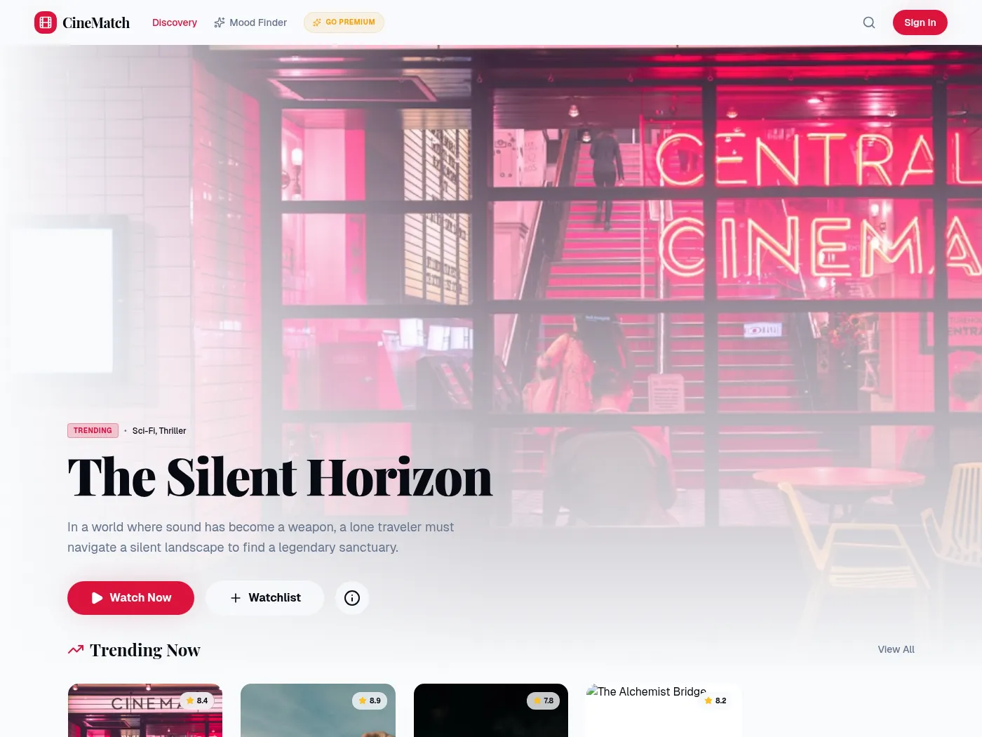 CineMatch AI Movie Finder