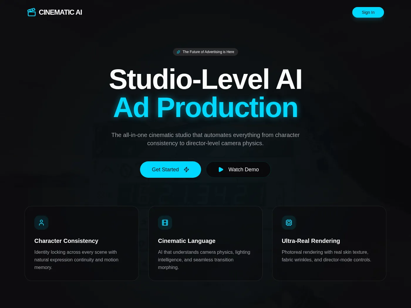 Cinematic AI Studio