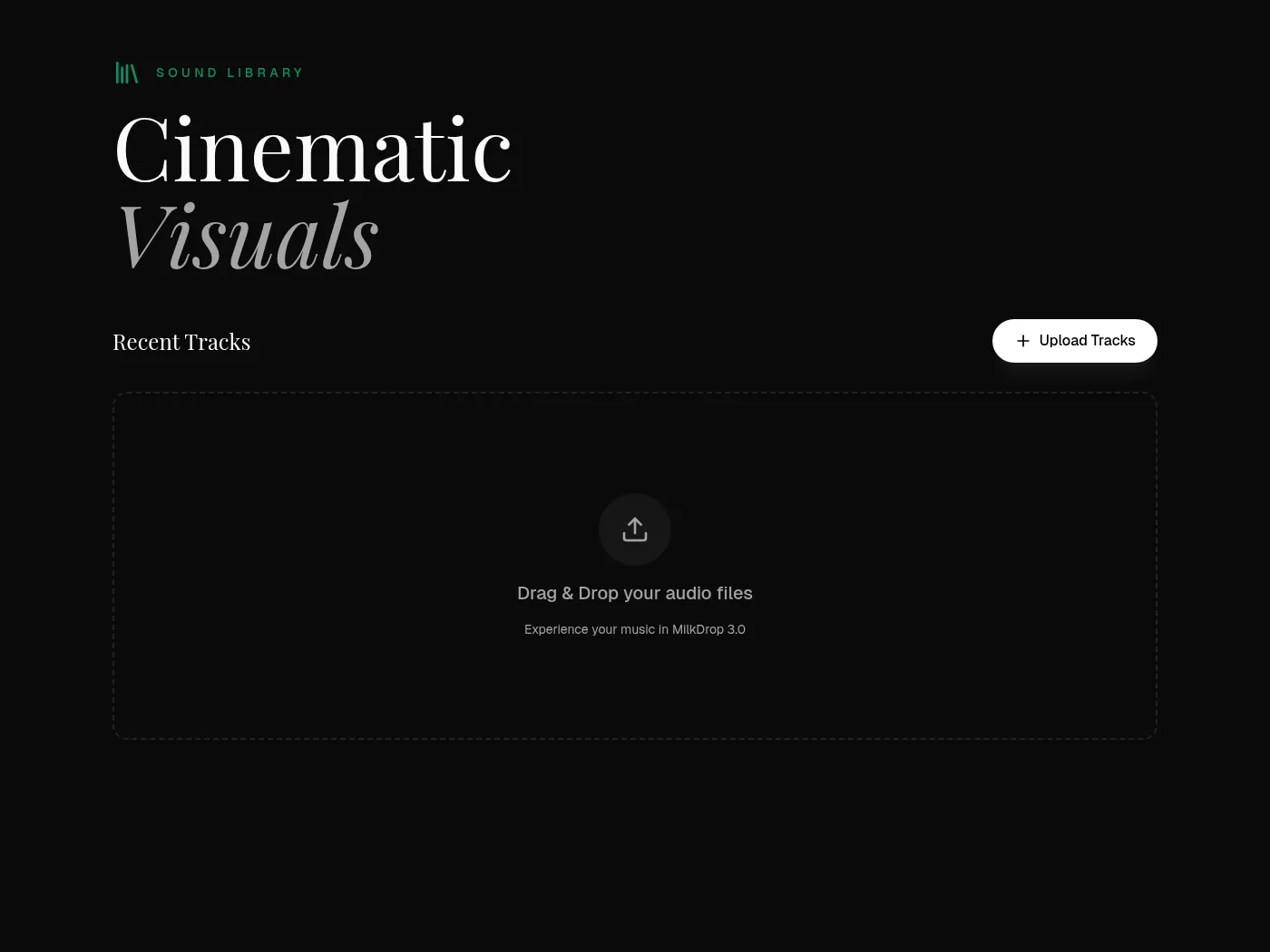 Cinematic Audio Visualizer