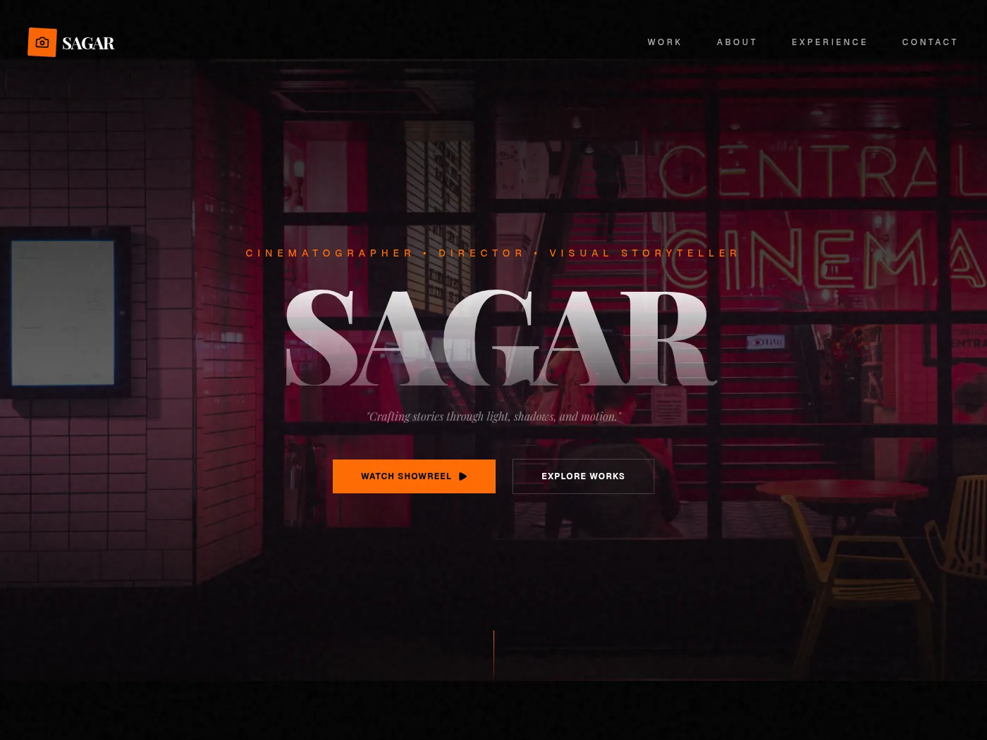 Sagar Cinematic Portfolio