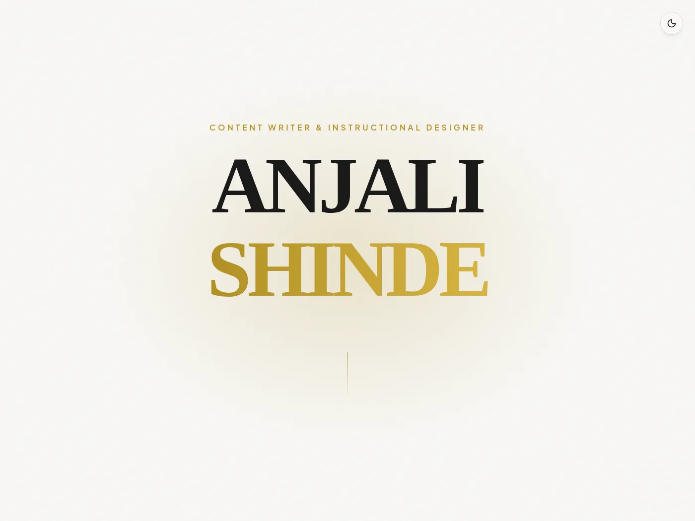Cinematic Portfolio Showcase