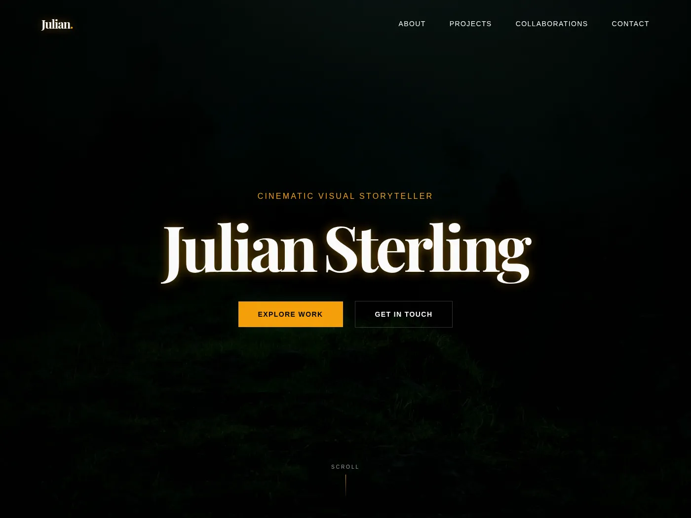 Cinematic Portfolio Pro