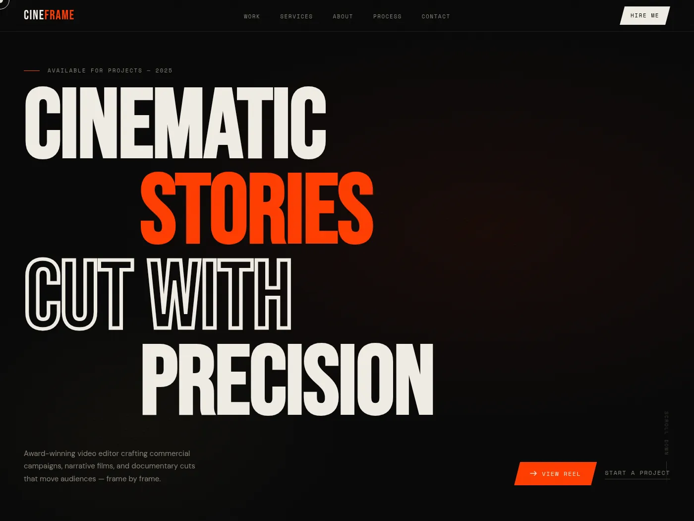 CineFrame Portfolio