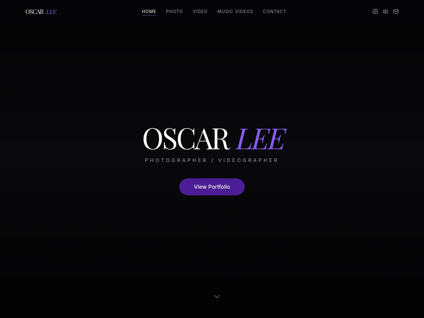 Cinematic Portfolio Gallery
