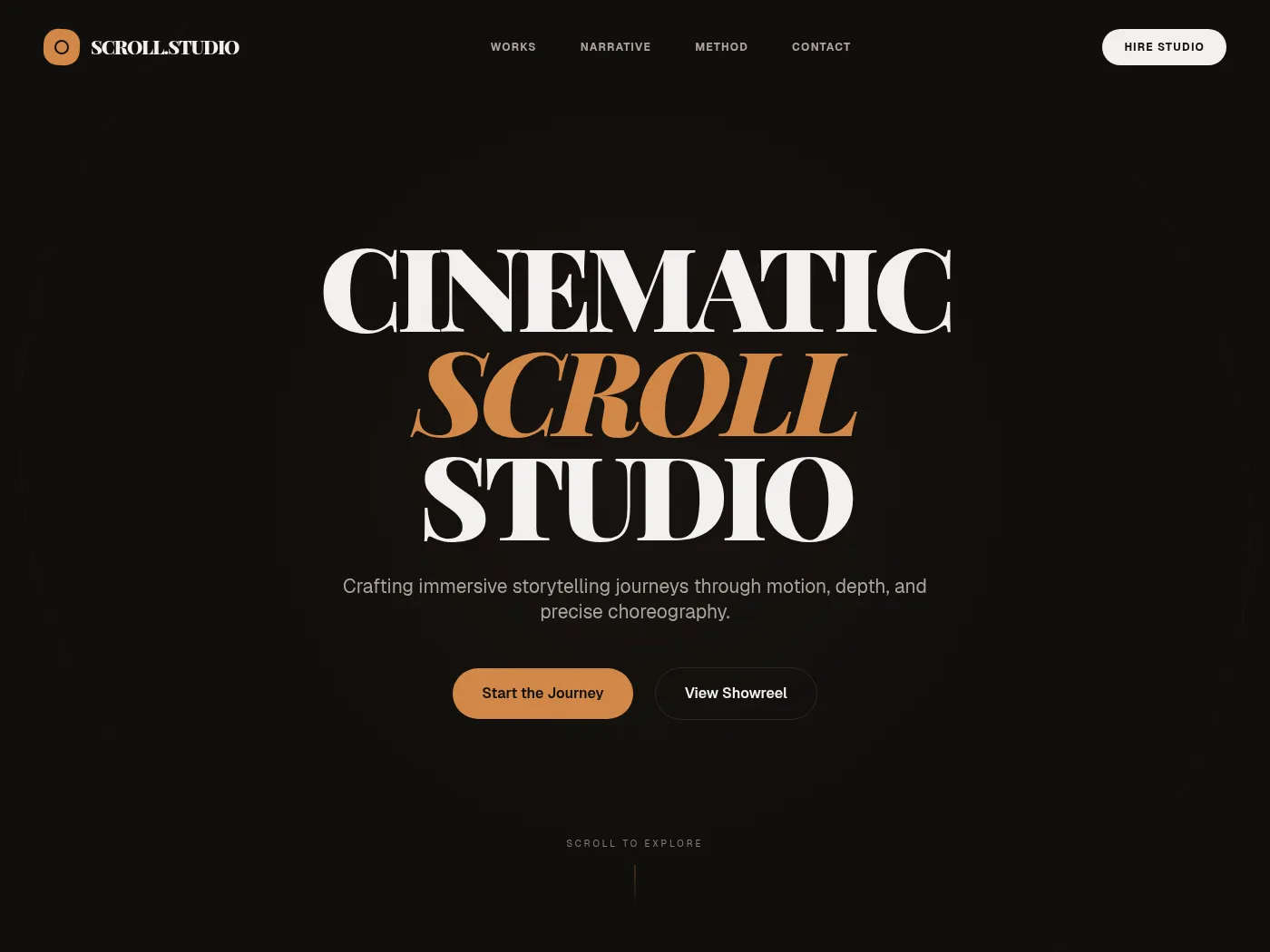 Cinematic Scroll Studio