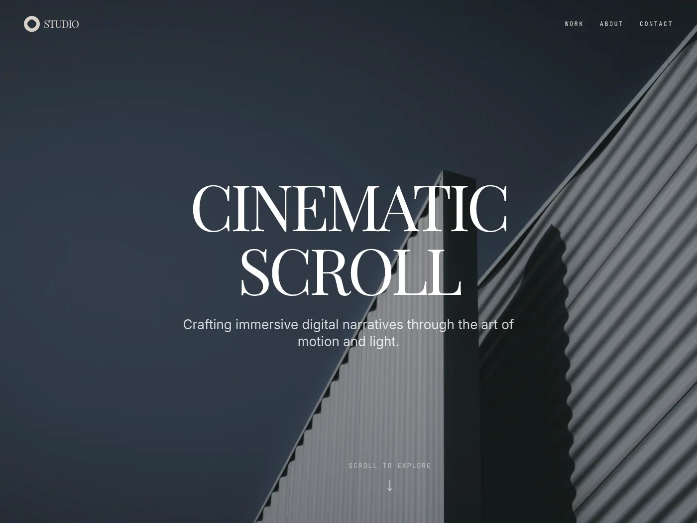 Cinematic Scroll Studio