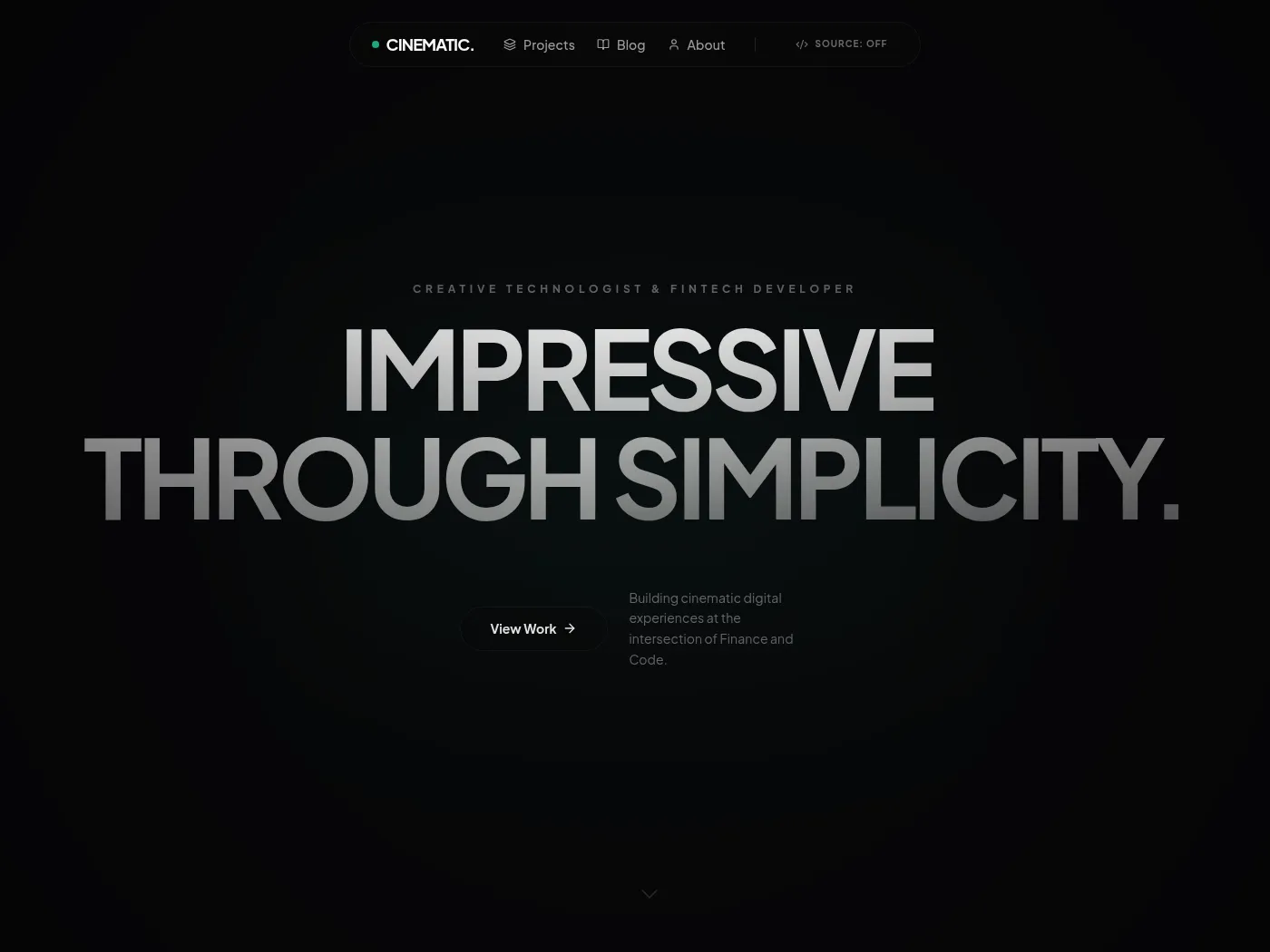 Cinematic Tech Portfolio