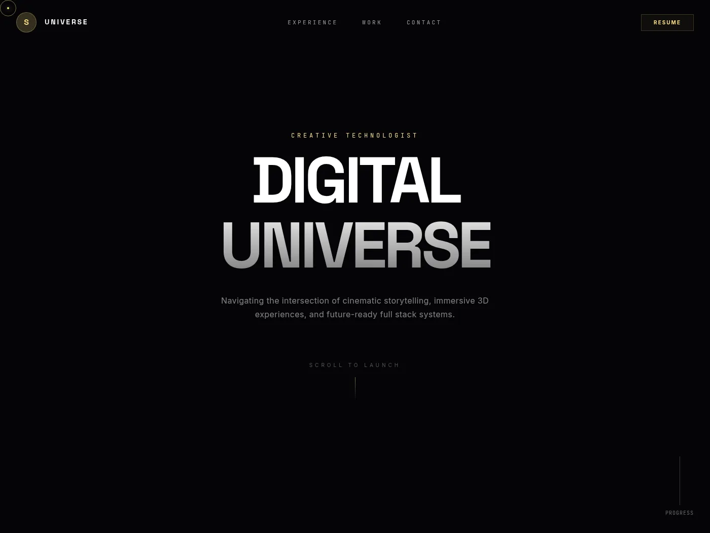 Cinematic Digital Universe Portfolio