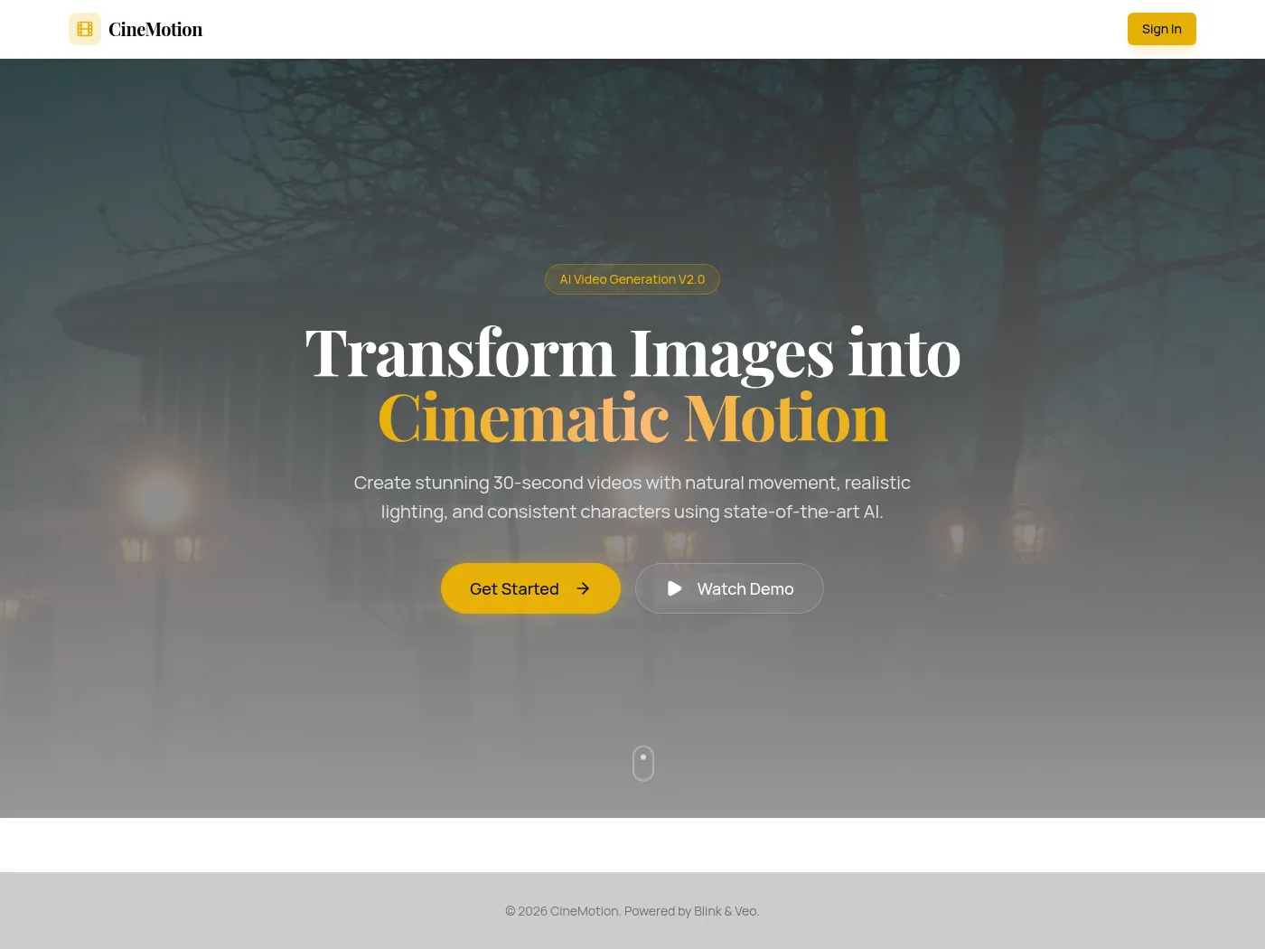 CineMotion Generator