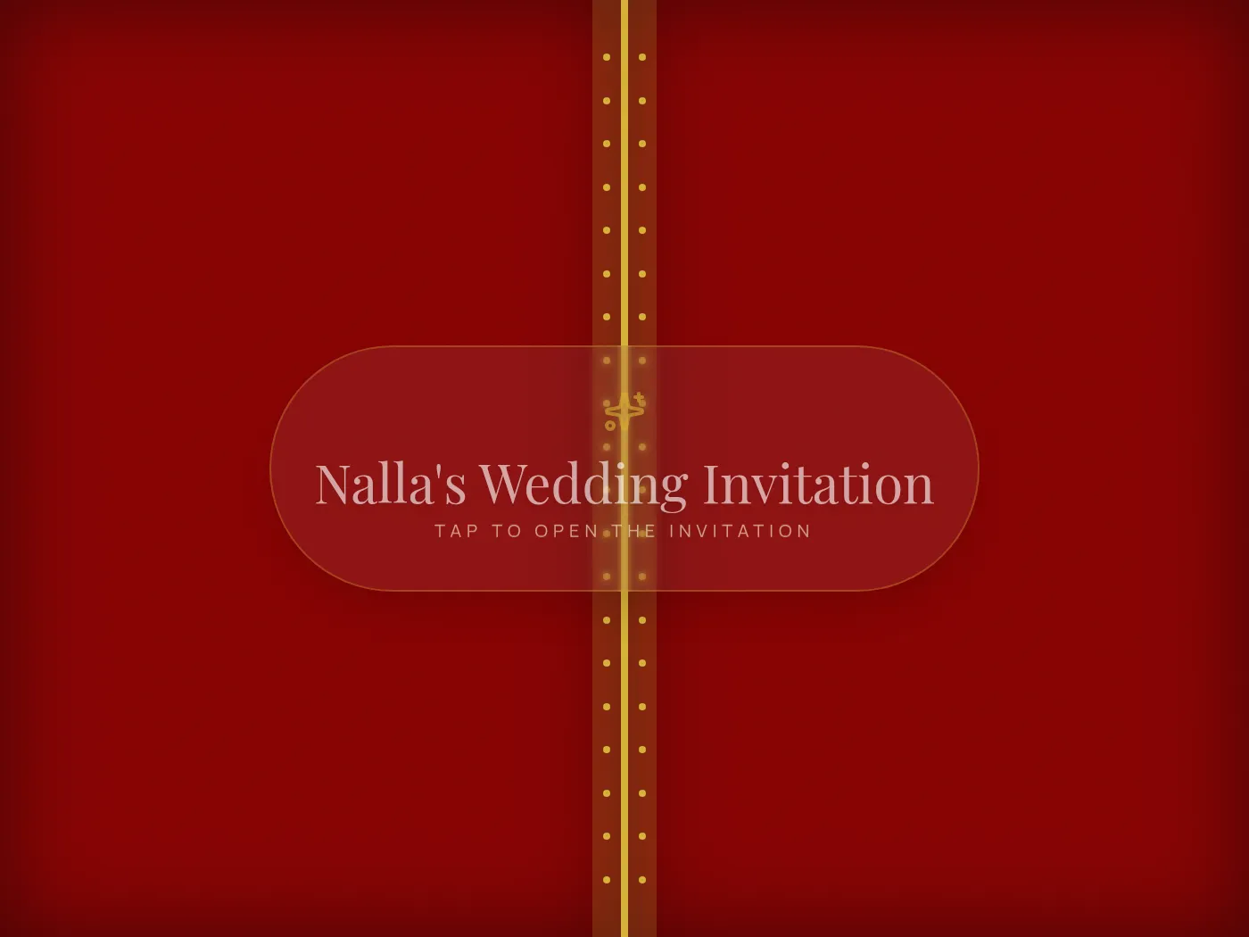 Cinematic Wedding Invite