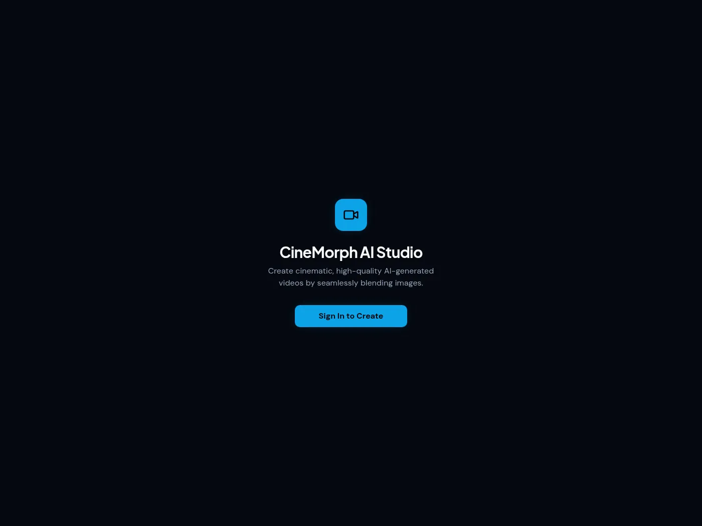 CineMorph AI Studio