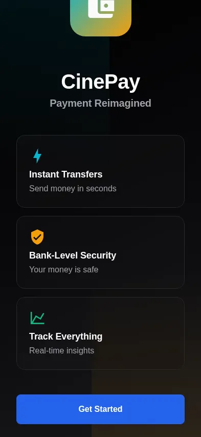 CinePay Mobile App