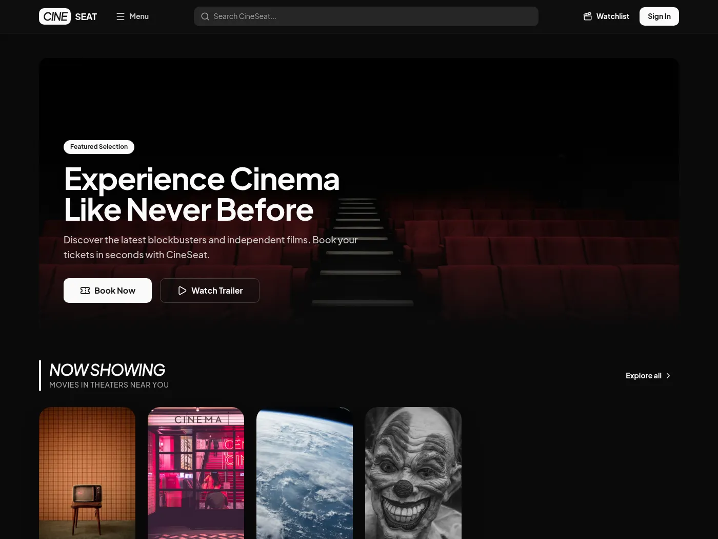 CineSeat Booker