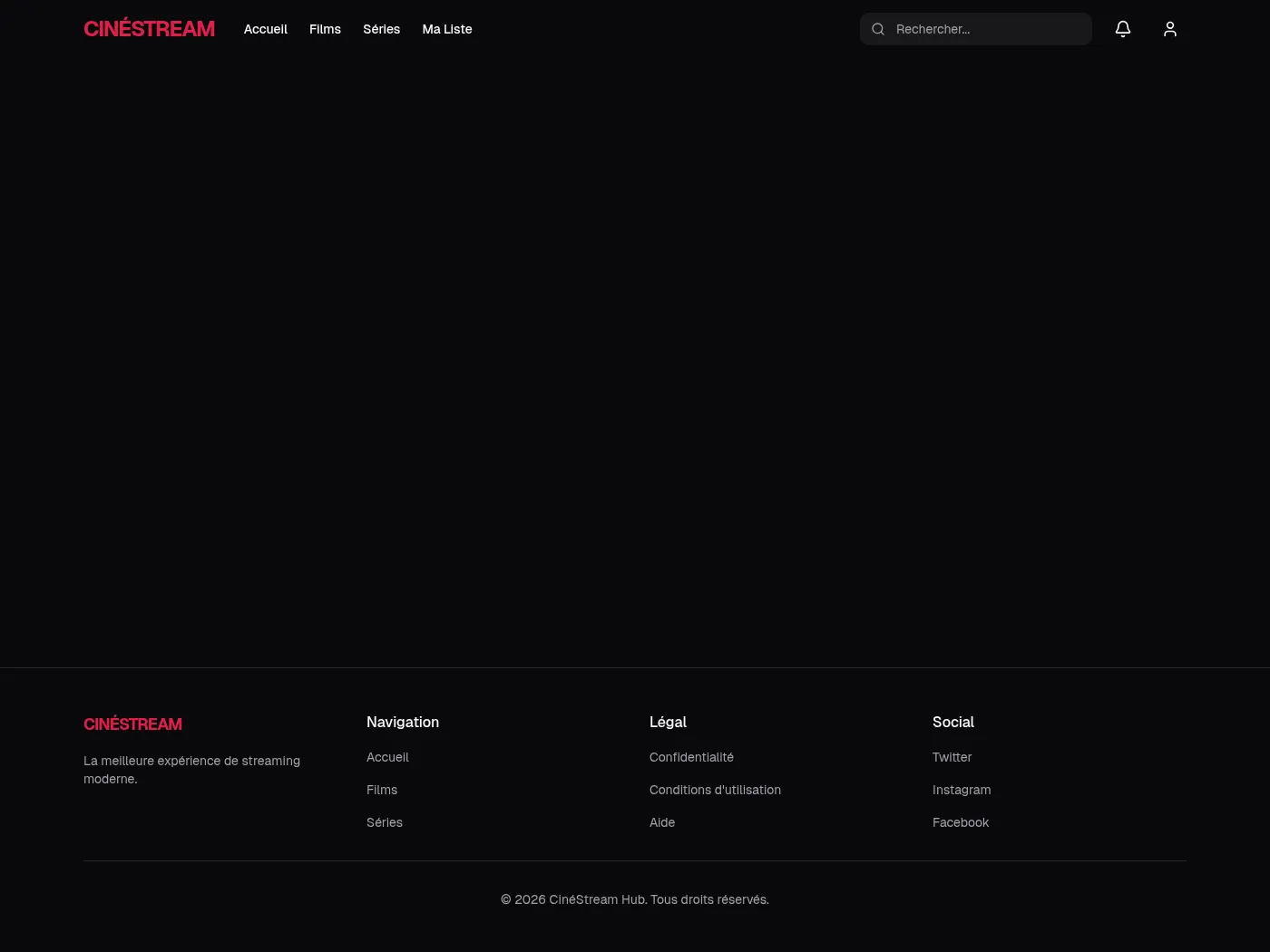 CinéStream Hub