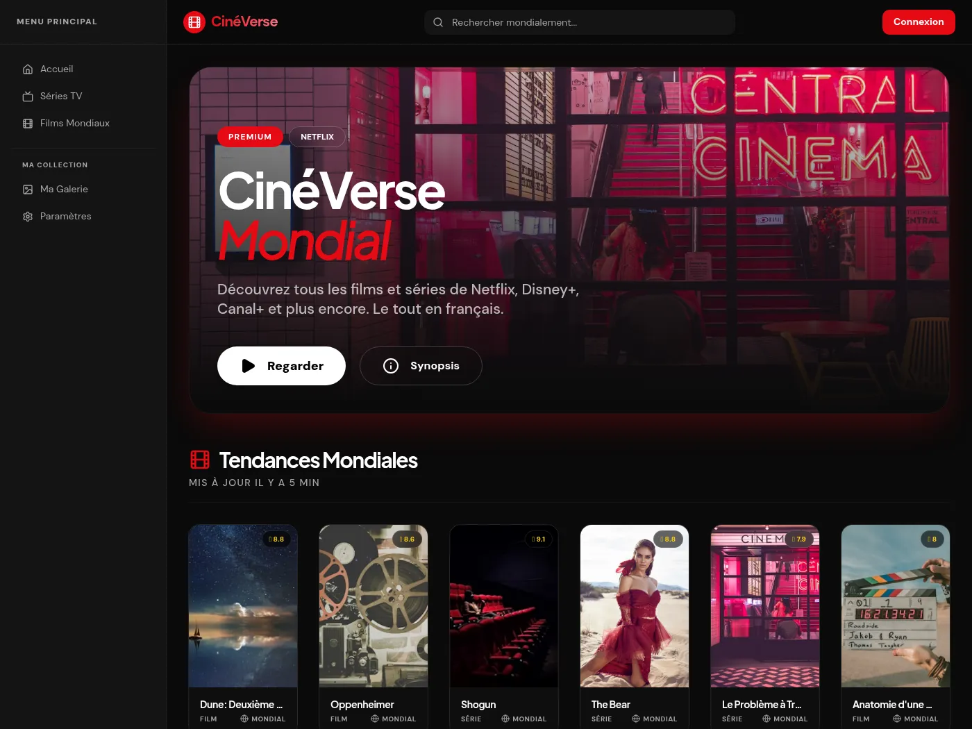 CinéVerse Explorer