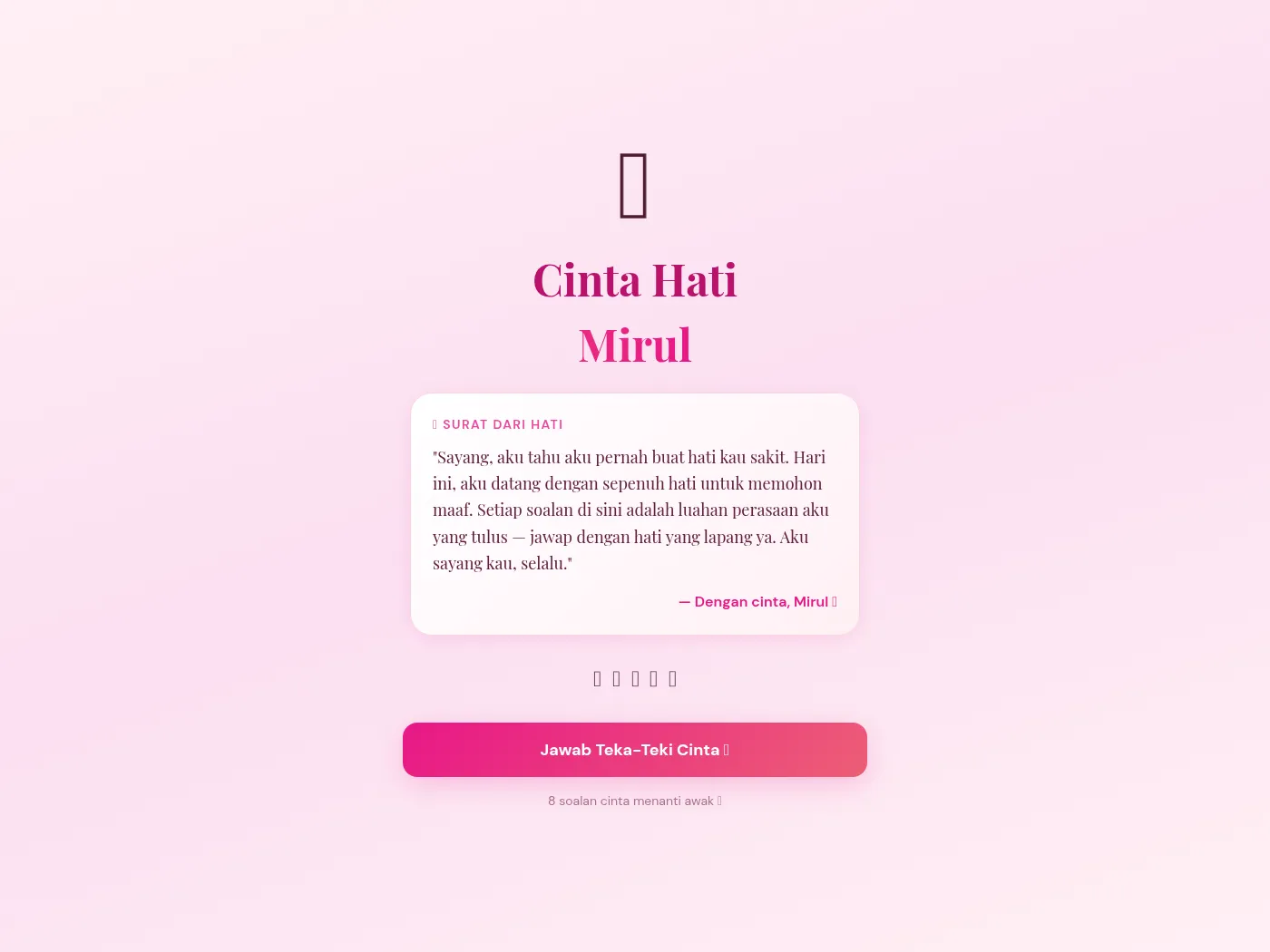 Cinta Hati Mirul