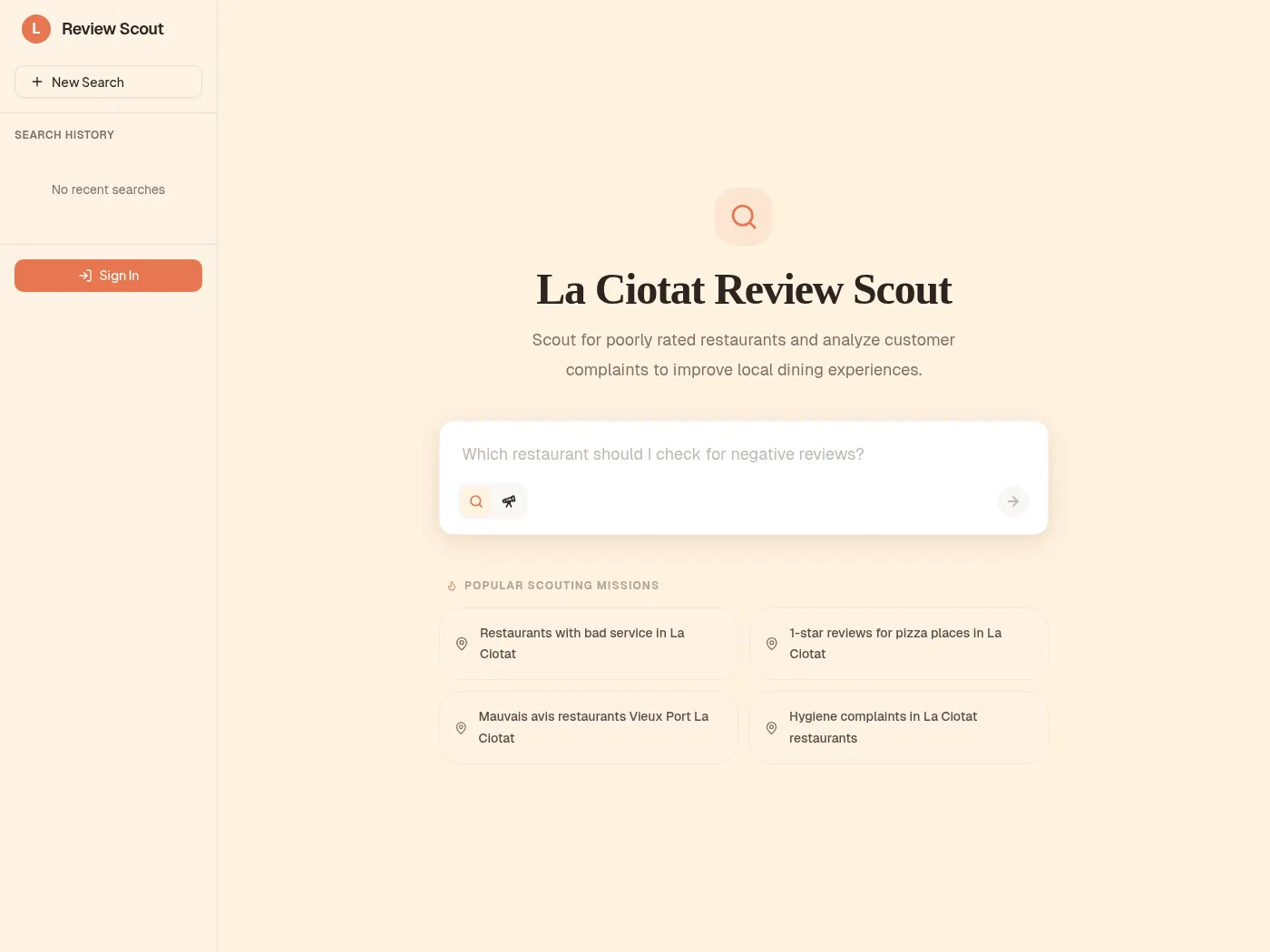 La Ciotat Review Scout