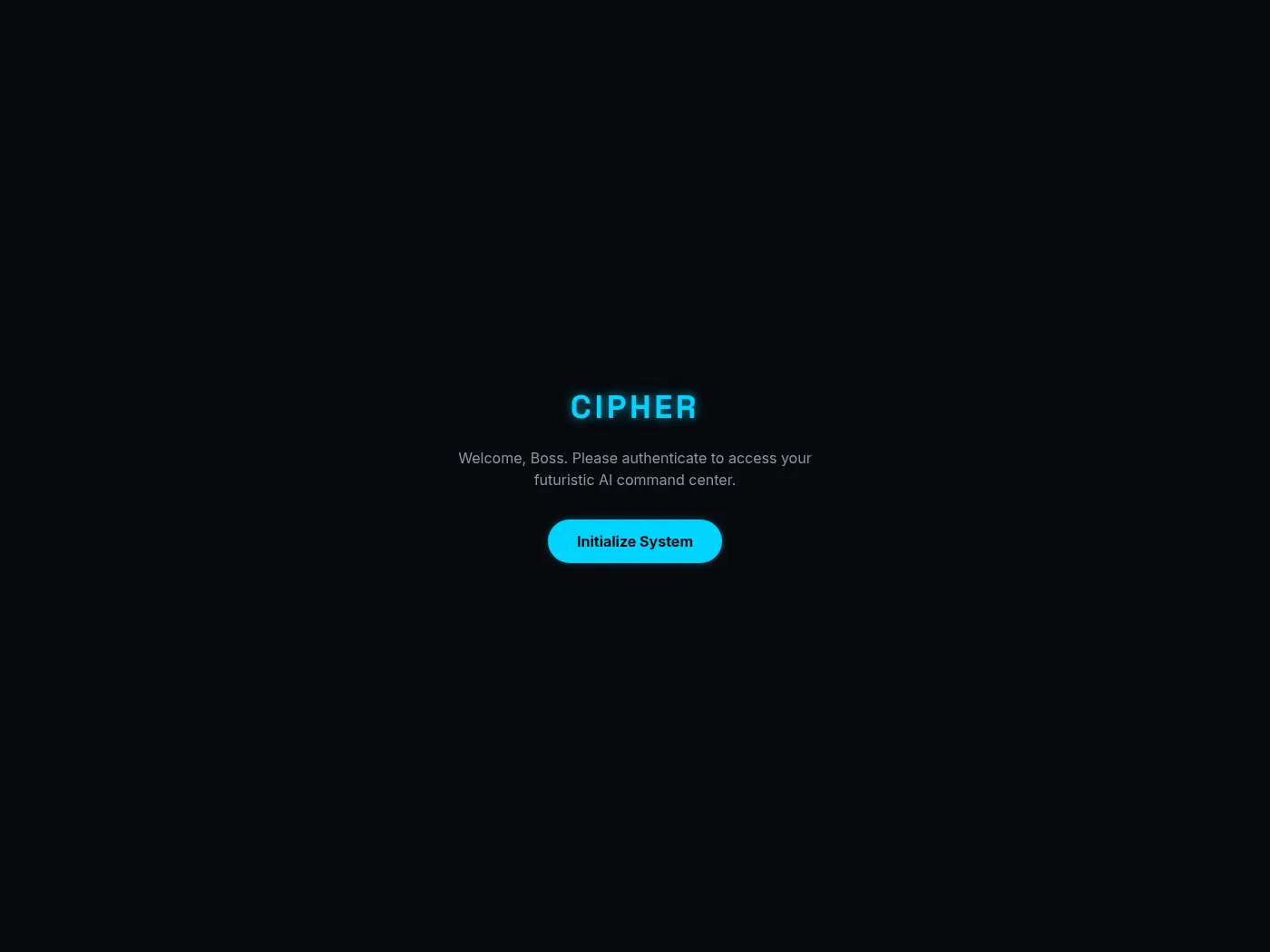 Cipher AI Dashboard