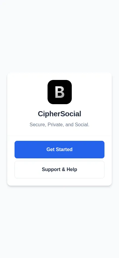 CipherSocial Messenger